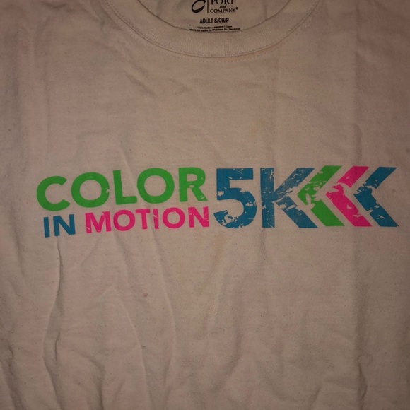 Tops | Color Run Tshirt | Poshmark